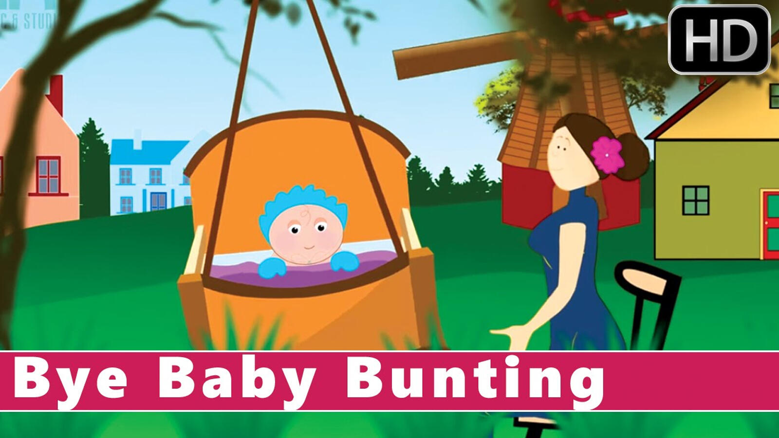 Popular Children English Nursery Rhyme 'Bye Baby Bunting | Lullaby for ...