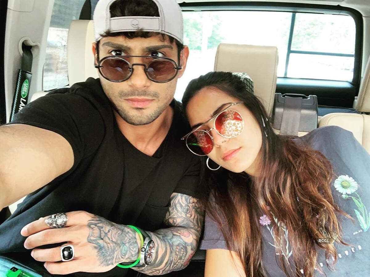 Prateik Babbar’s wife Sanya Sagar ups the glam quotient with her ...