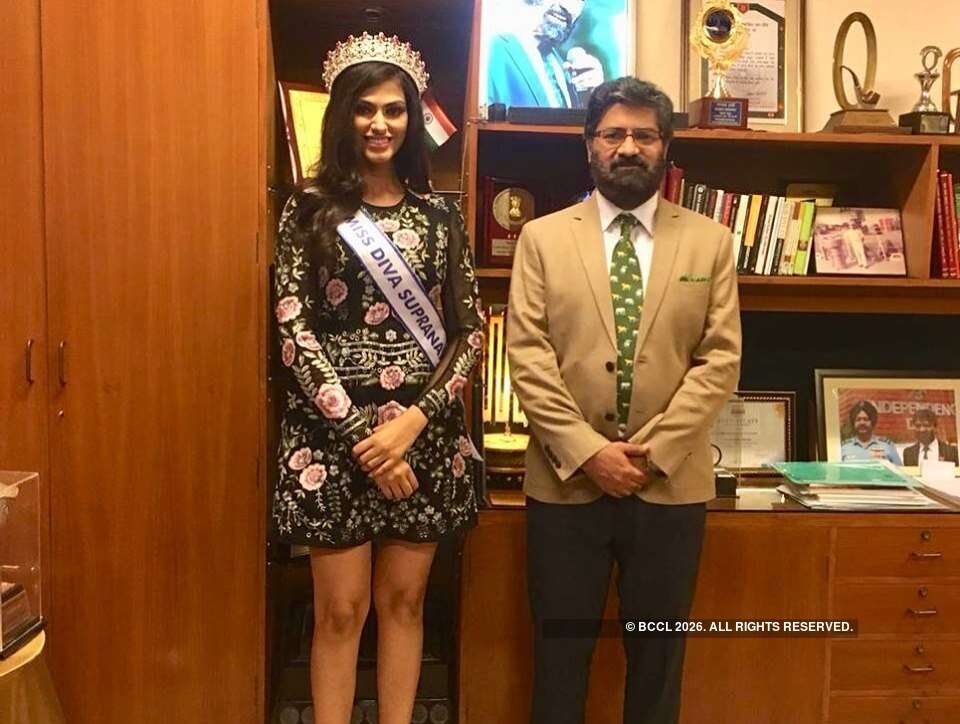Miss Diva Supranational 2019 Shefali Sood Homecoming