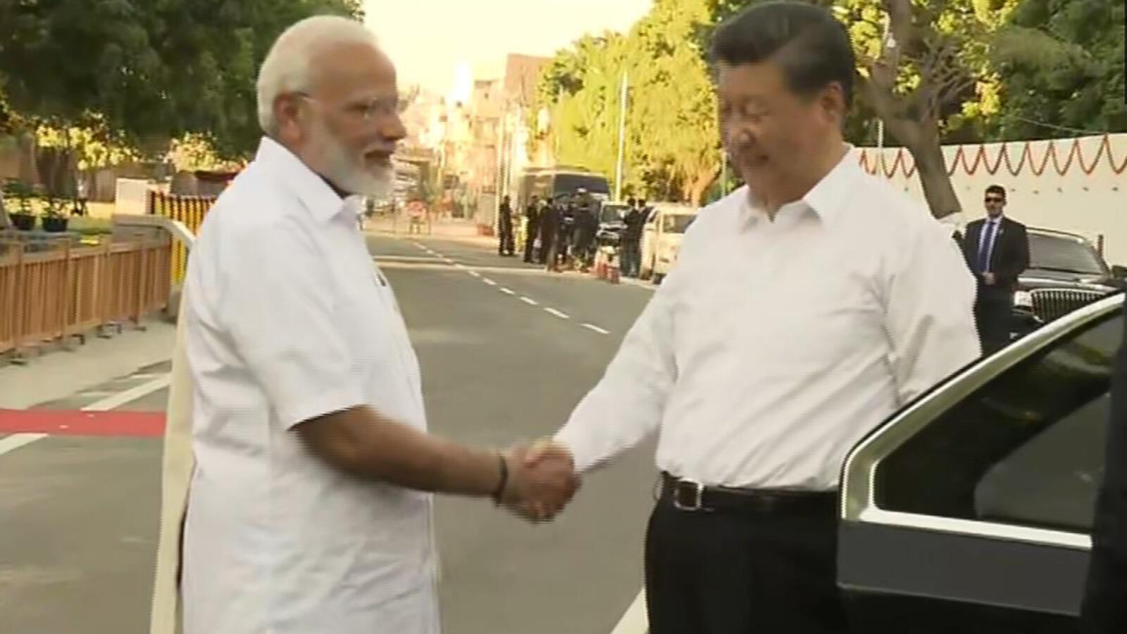 Watch: PM Narendra Modi welcomes Chinese President Xi Jinping