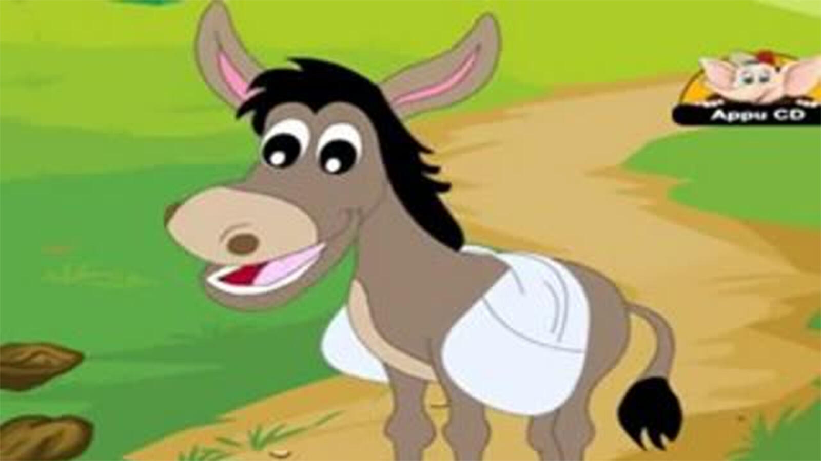 Learning Video For Kids | Animal Sounds in Hindi - Donkey