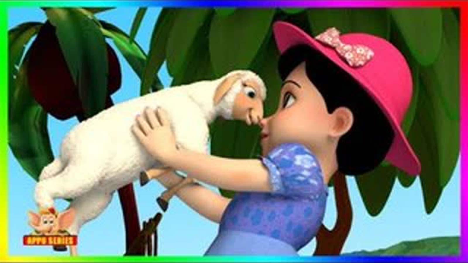 Children Popular Rhyme Mary Had A Little Lamb Kids Rhyme In Marathi
