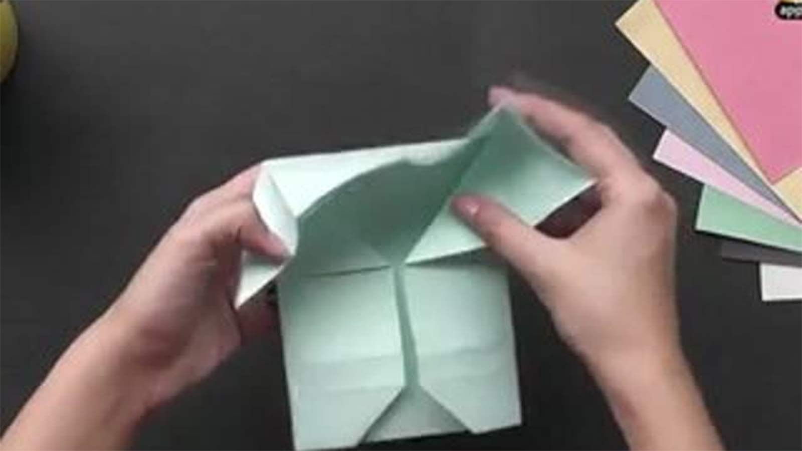 Origami In Marathi - Make A Rectangular Box Part 2