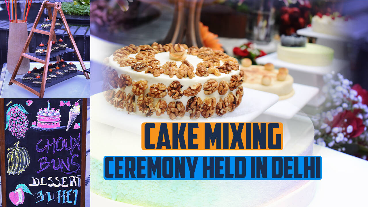 Cake mixing ceremony held in Delhi