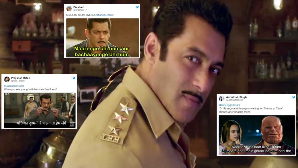 ‘Dabangg 3’ trailer: Salman Khan's dialogues trigger hilarious meme ...