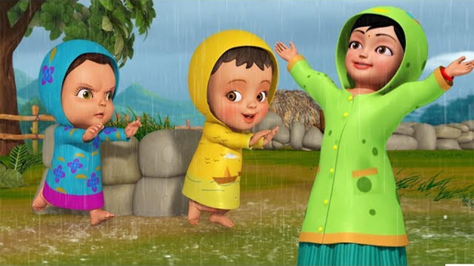 Best Children Bengali Nursery Rhyme 'Brsti Hacche' - Kids Nursery ...