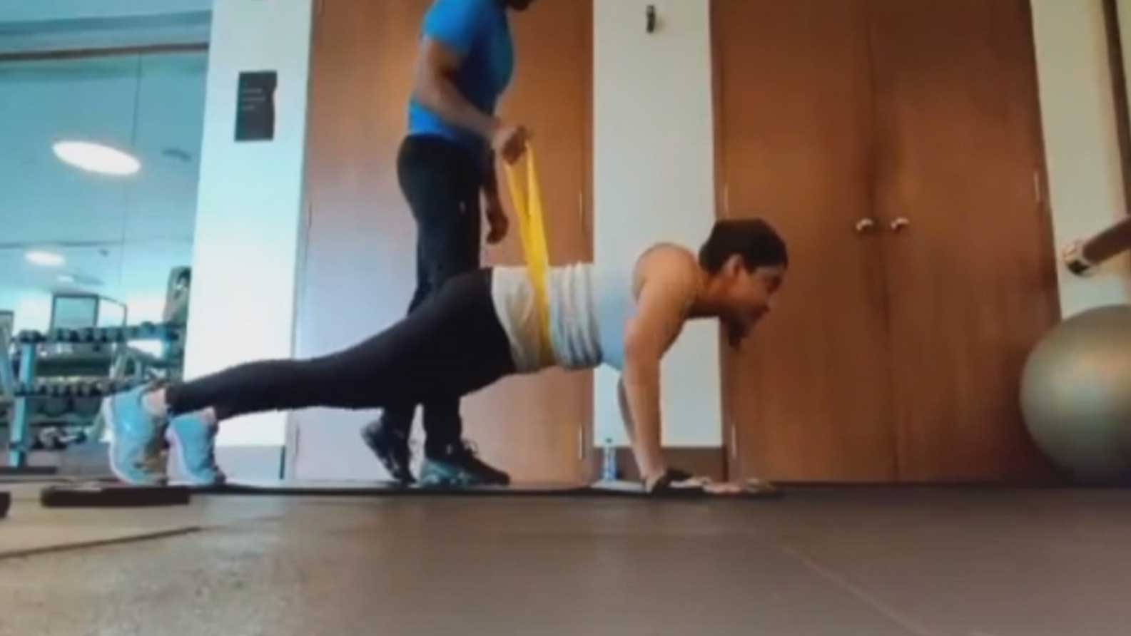 Kajal Aggarwal's workout videos