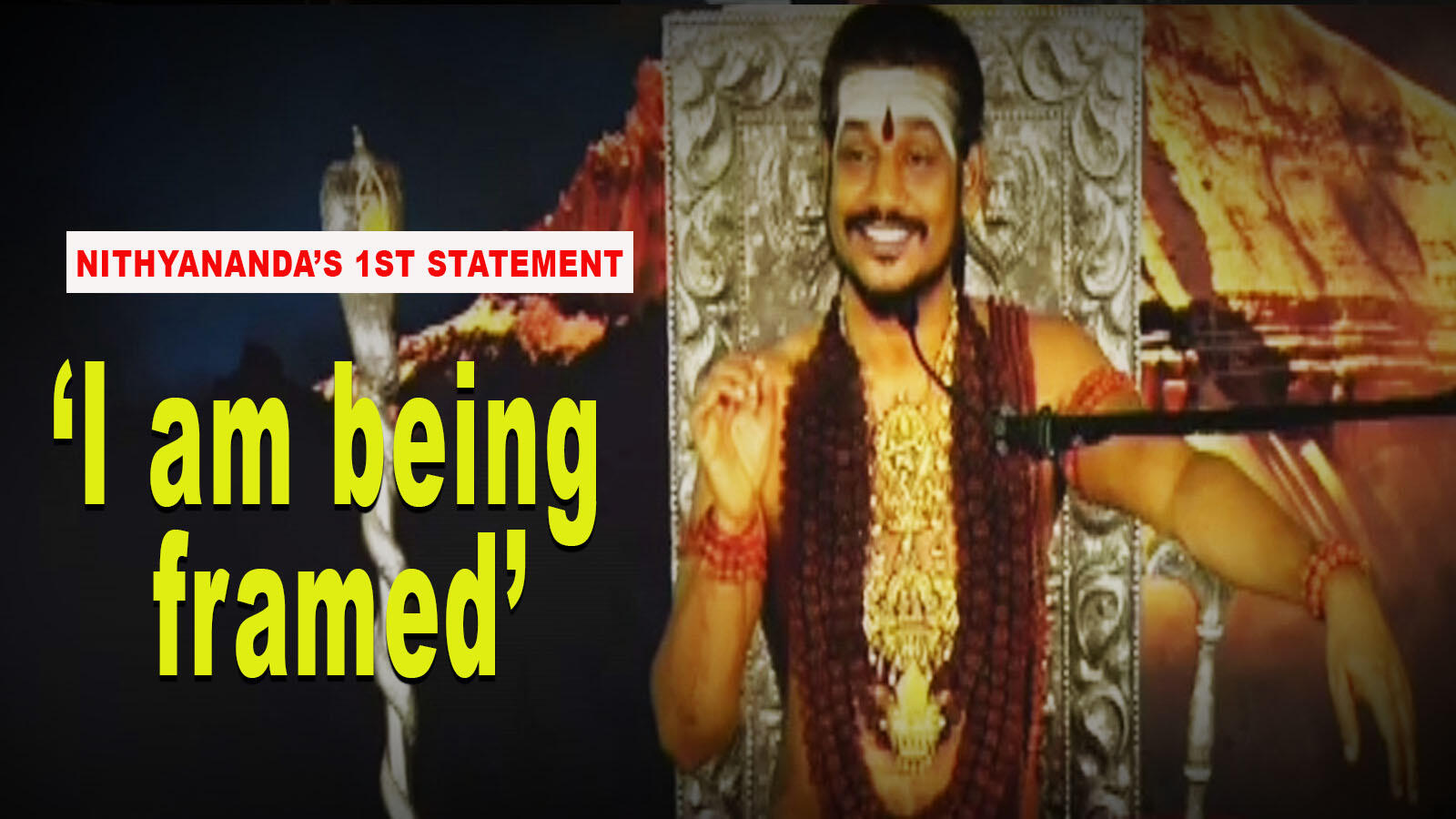 Conspiracy against me, says self-styled godman Nithyananda