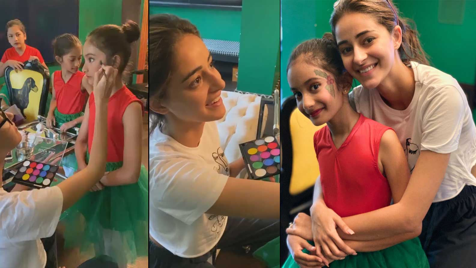 Ananya Panday turns makeup artist for Farah Khan's daughter Diva