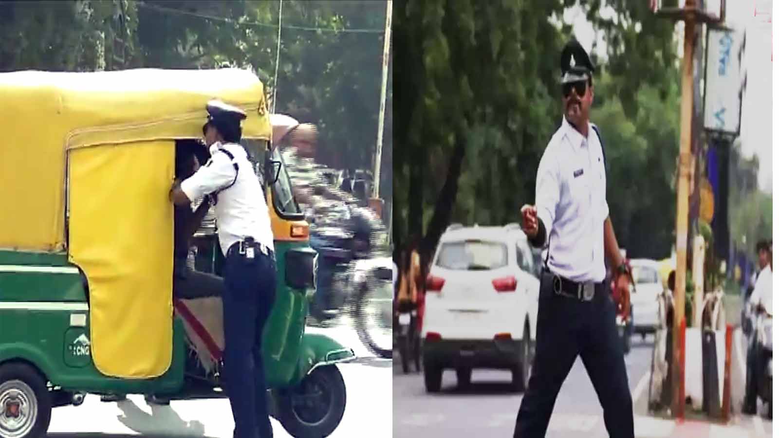 Indore's moon-walking traffic cop caught wildly kicking and slapping ...