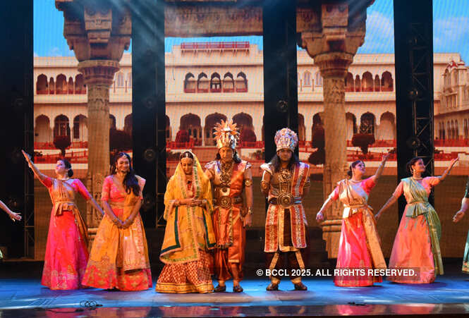Lavish sets and flamboyant costumes: Ramayan comes alive on stage in ...