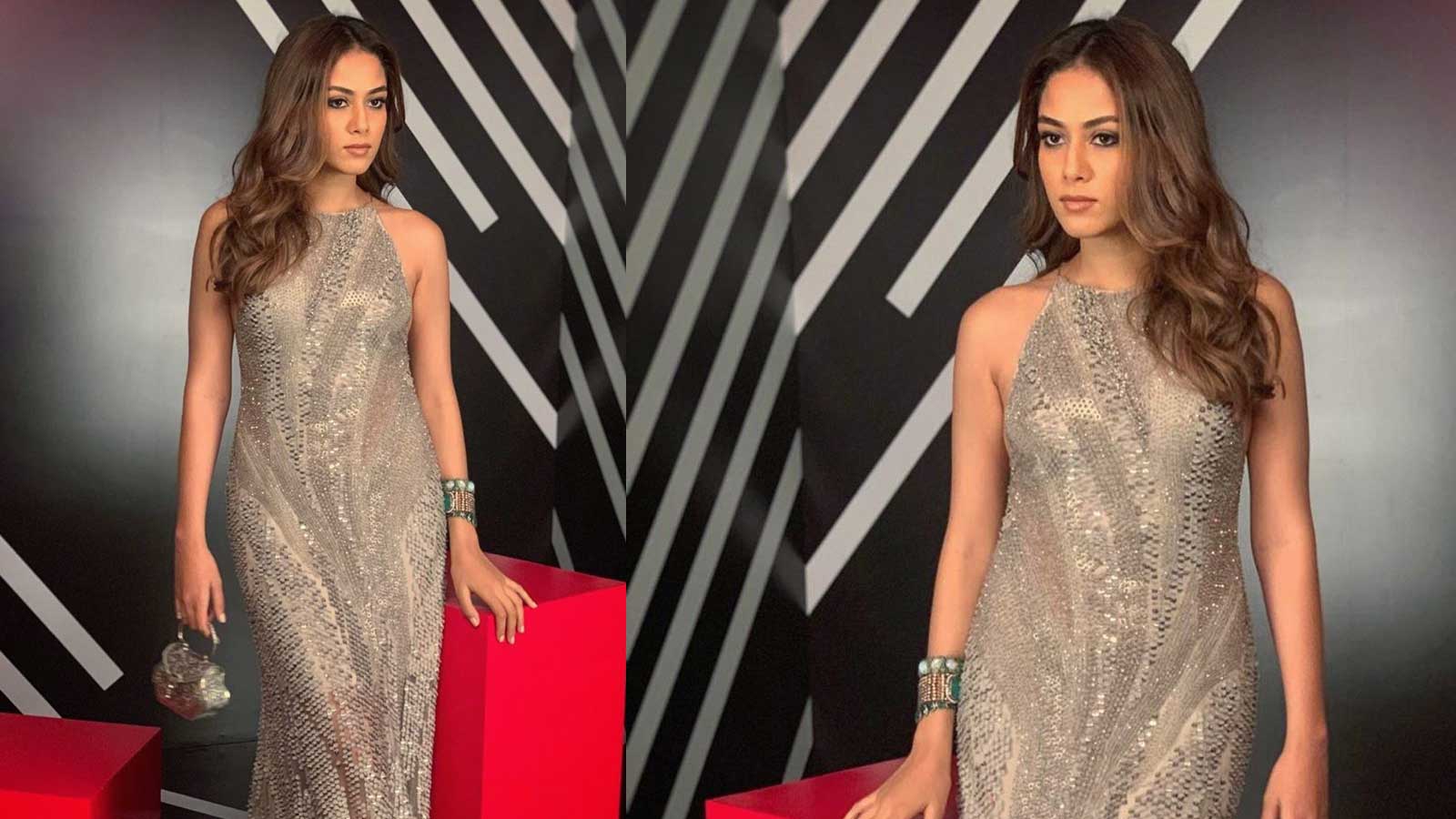 Mira Rajput looks like a true diva in this glitzy glam outfit!