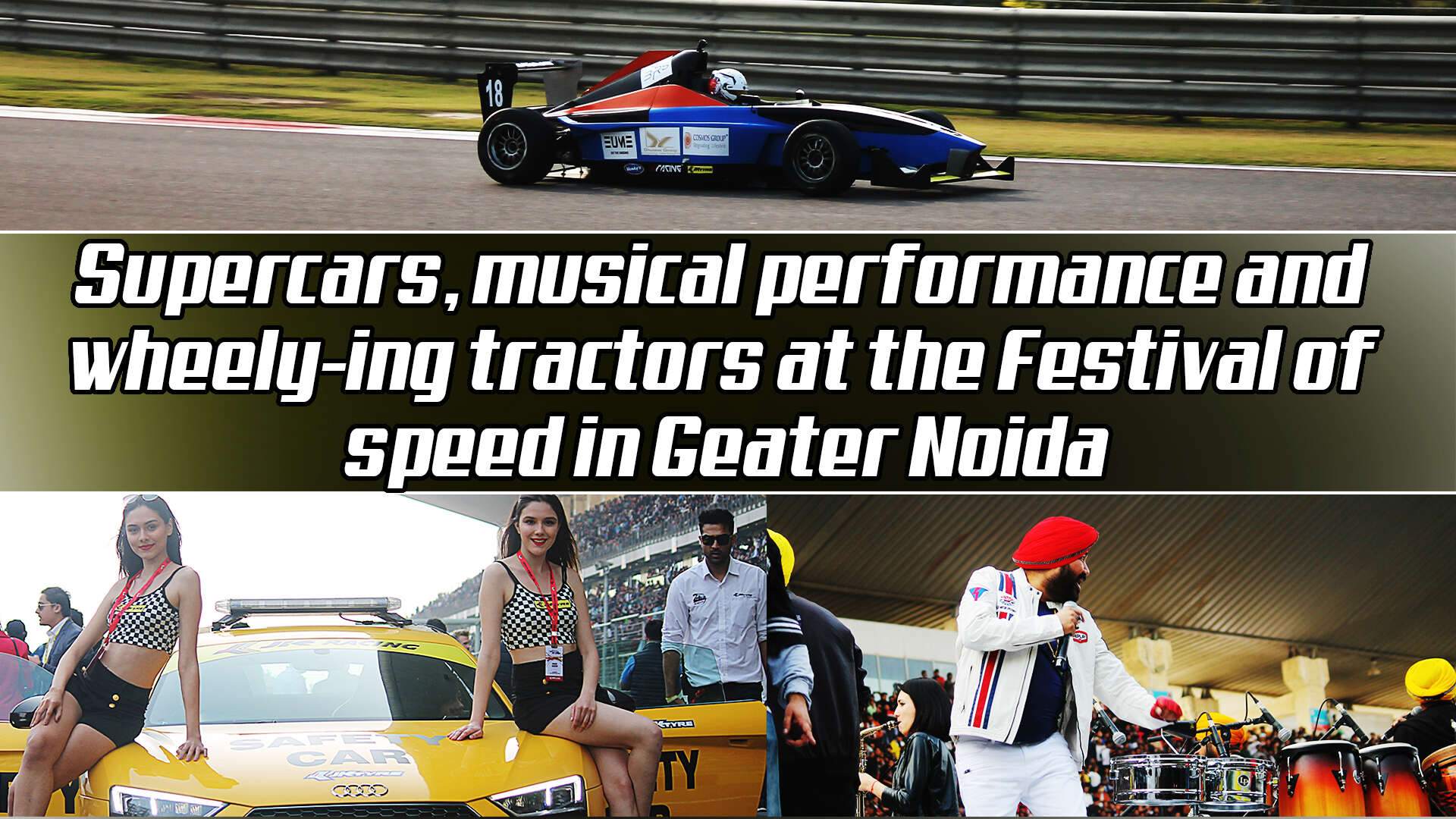 Supercars, musical performance and wheely-ing tractors at the festival ...