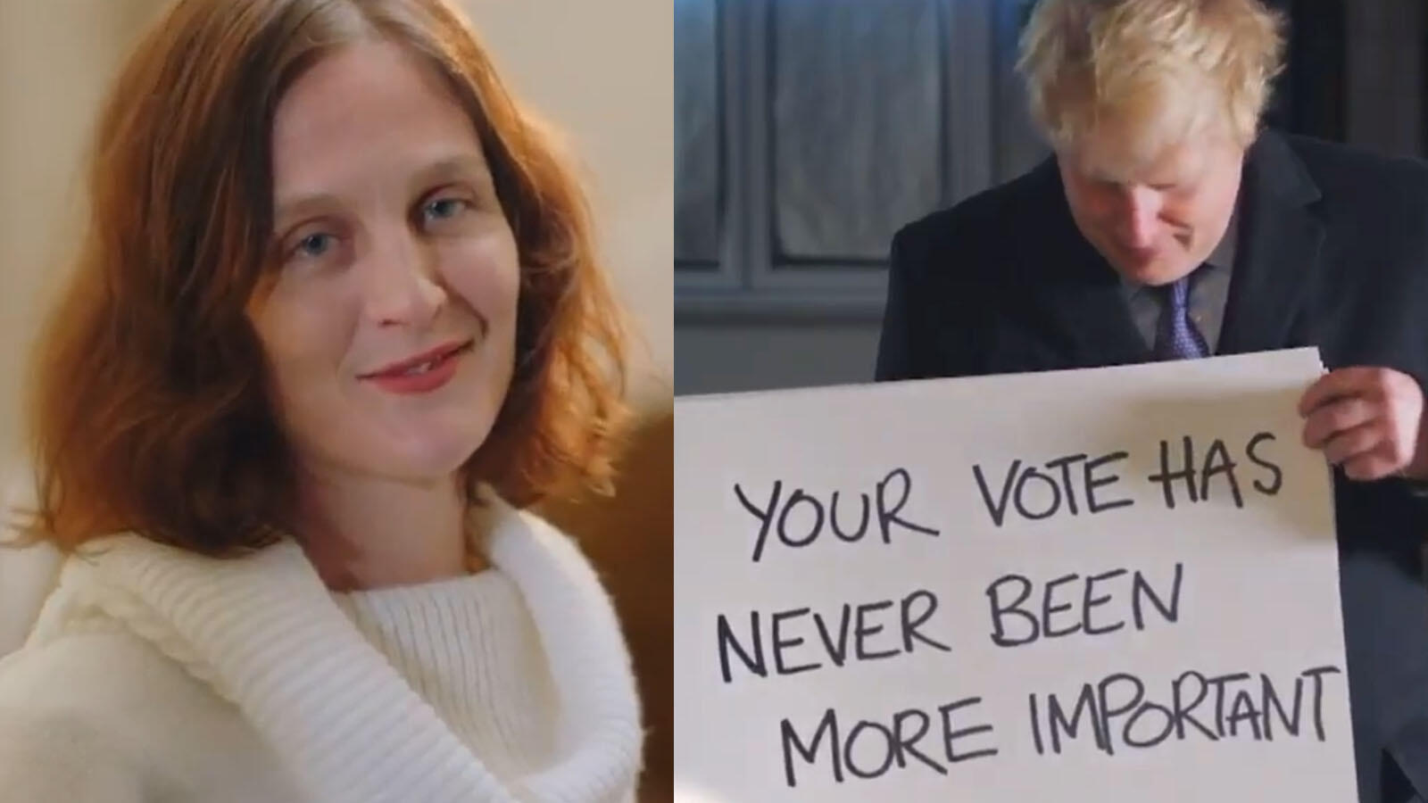 United Kingdom PM Boris Johnson recreates a scene from 'Love Actually ...