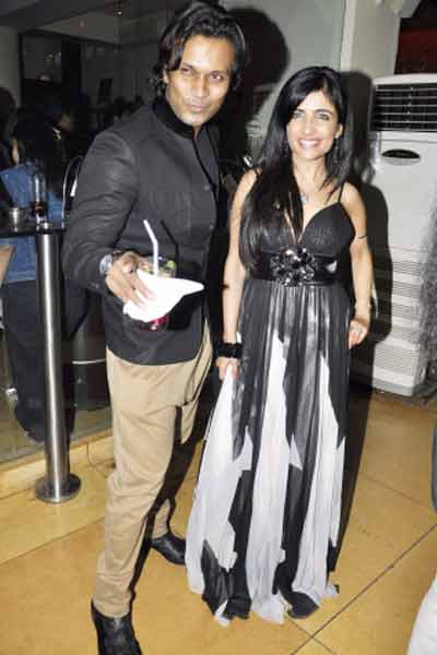 Anjoo Mahendroo at Shibani Kashyap's b'day bash at Mangi Ferra, Mumbai ...