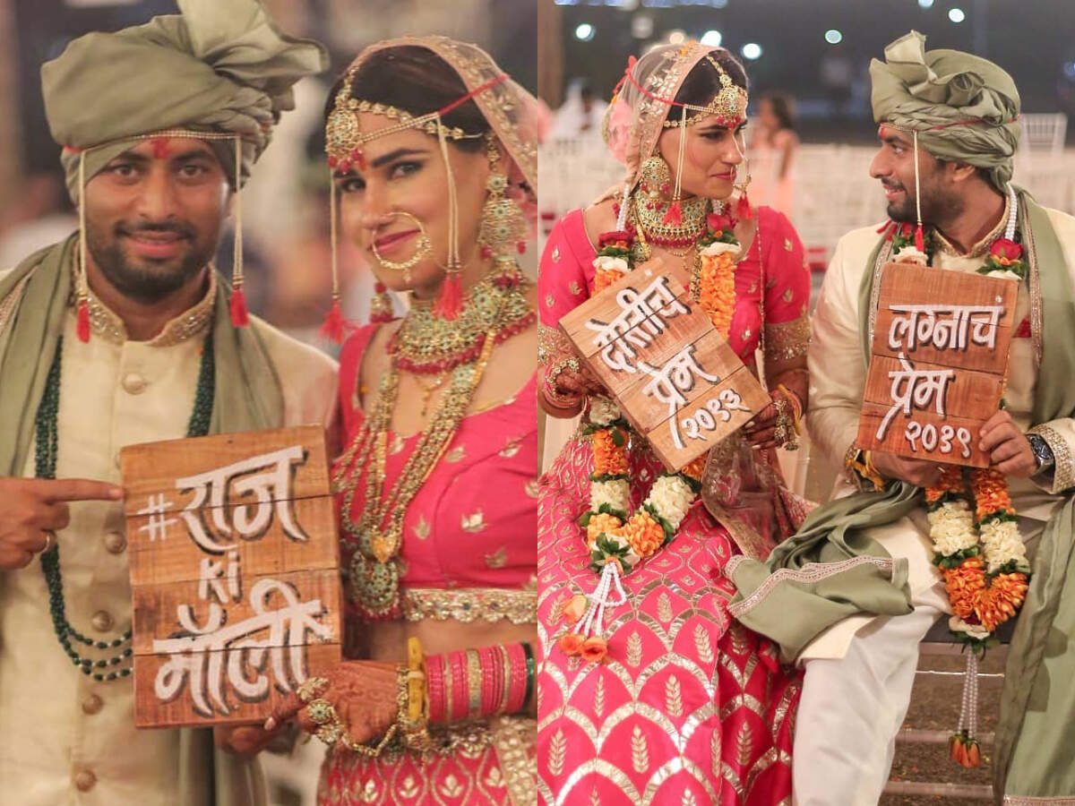 Tuzyat Jeev Rangla fame Raj Hanchanale and Molly Deswal look made for ...