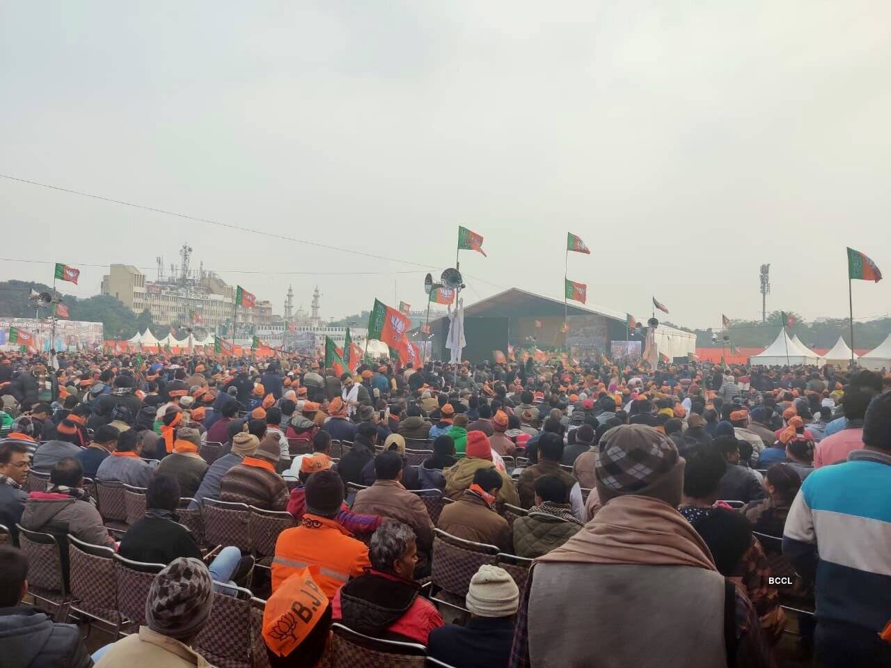 PM Modi holds mega rally in Delhi Photogallery - ETimes PM Modi holds mega rally in Delhi Photogallery - ETimes