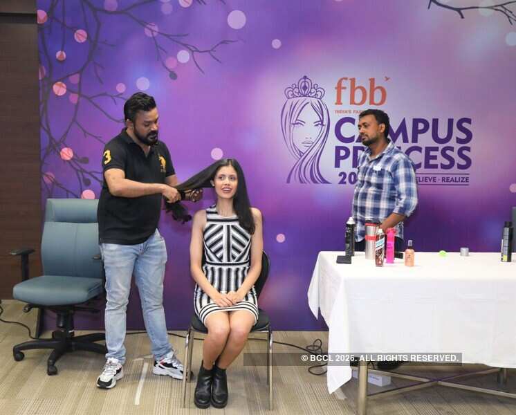fbb Campus Princess 2019: Hair Styling Session by Clint Fernandes
