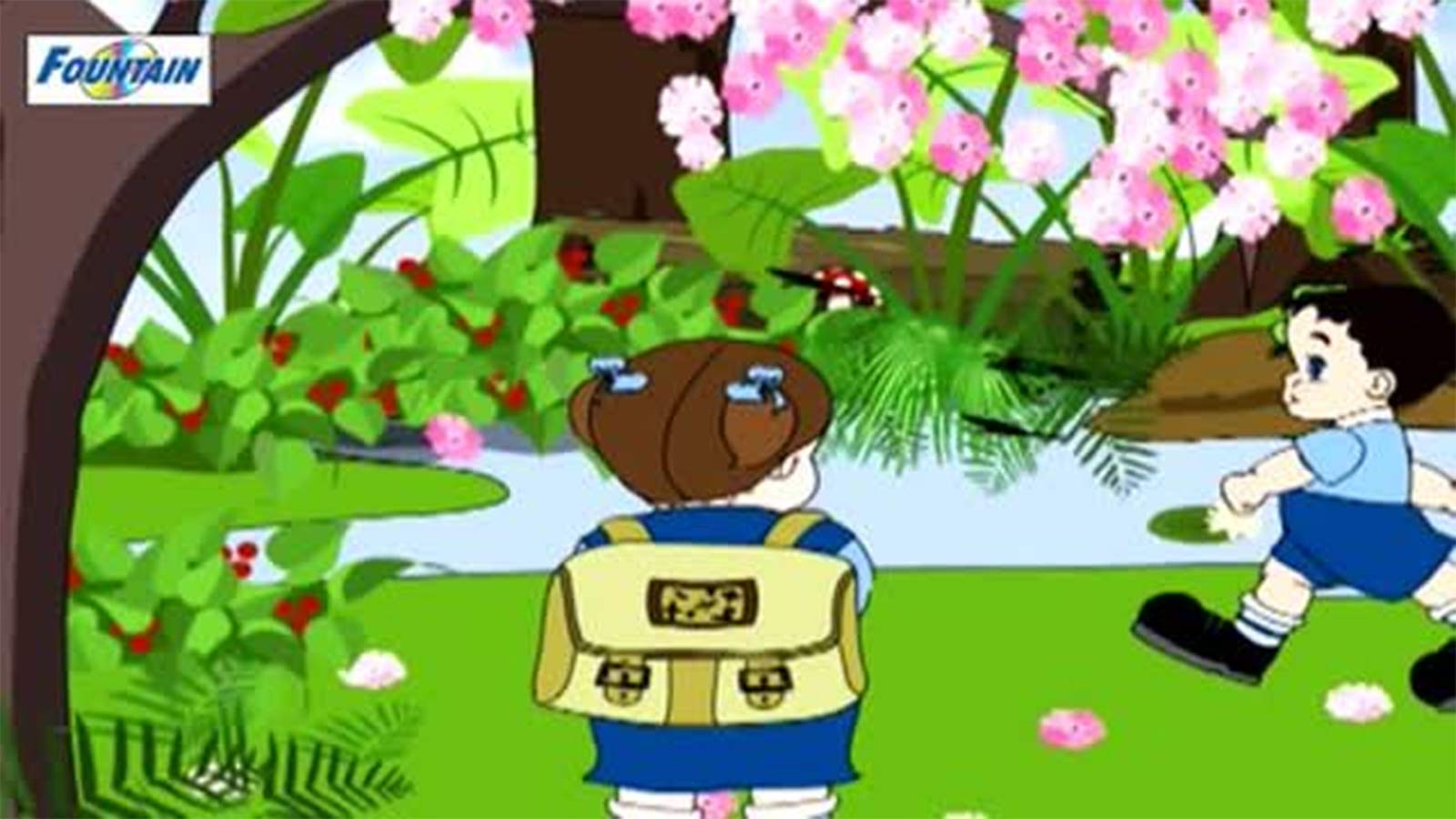 Marathi Balgeet For Kids 'Beduk Shale Madhye Gela' - Animated Song For ...
