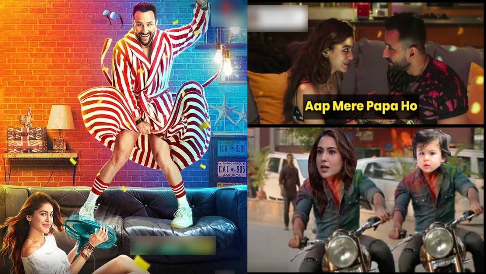Saif Ali Khan’s ‘Jawaani Jaaneman’: Meme featuring Sara Ali Khan and ...