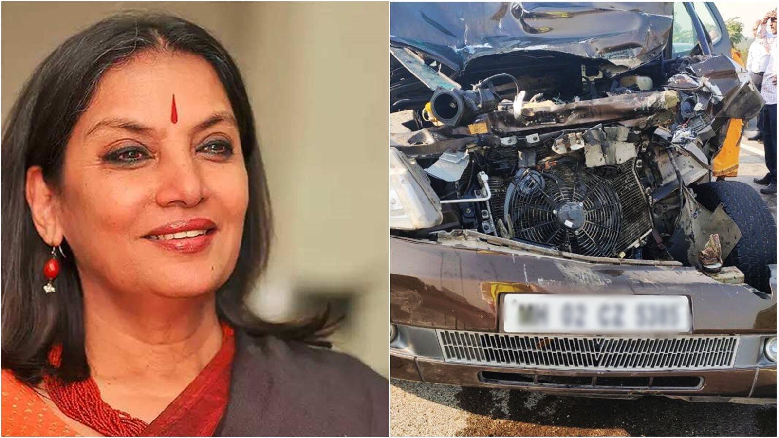 Shabana Azmi injured in car accident, FIR lodged against actress ...