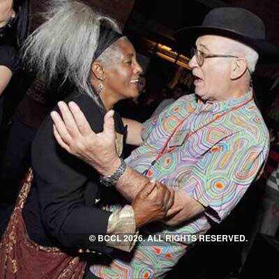 Francesca Emerson and Roger Foley during 'Indian Art Summit' closing ...