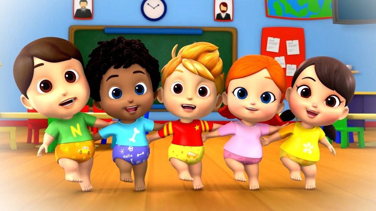 Kids Songs | Nursery Rhymes & Baby Songs 'Five Little Babies' - Kids ...