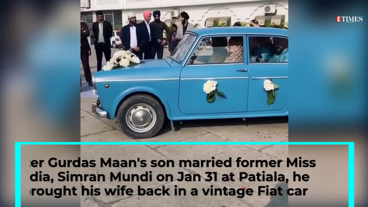 The vintage car that became Miss India's doli