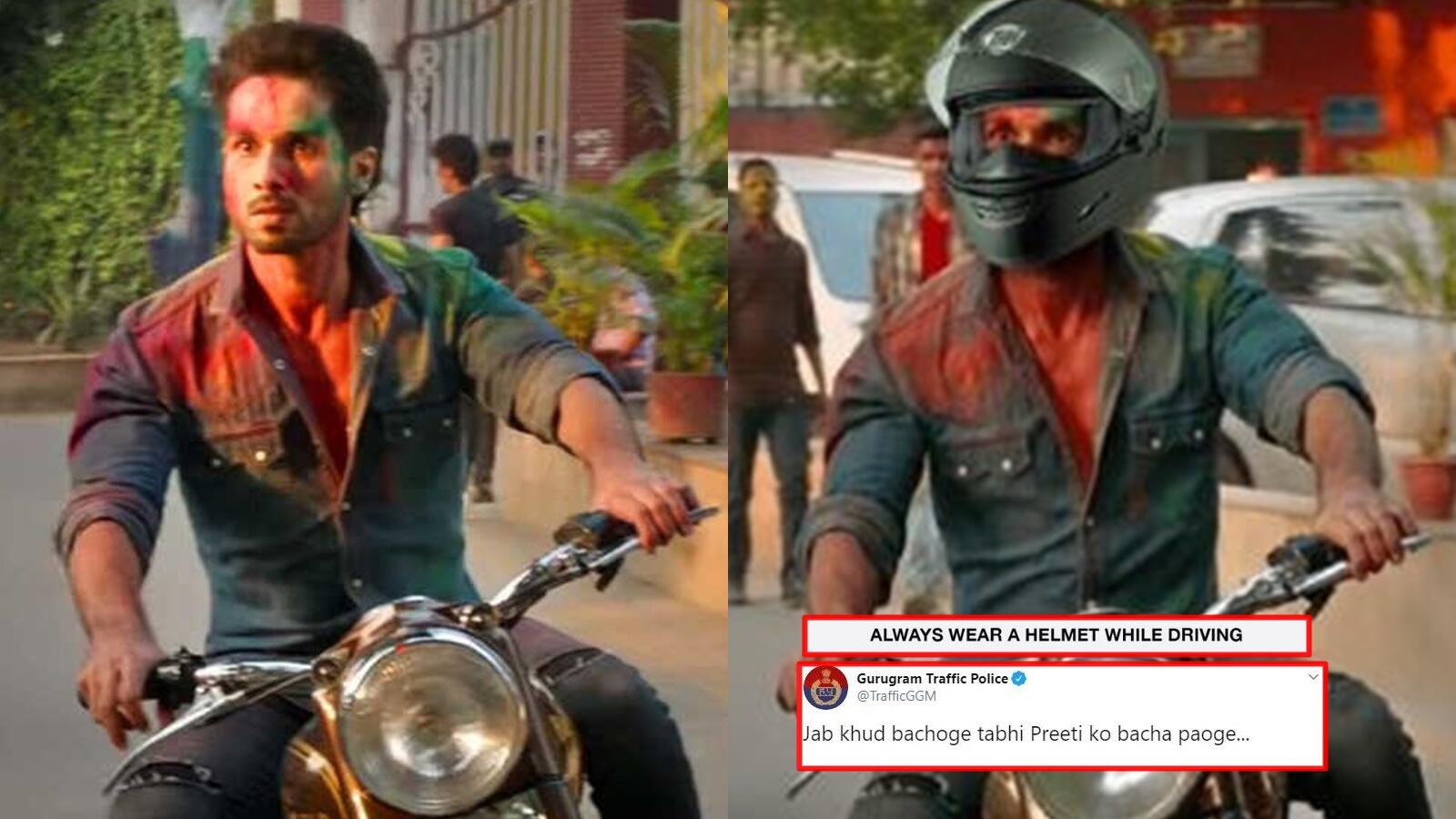 Kabir Singh: Gurugram traffic police share witty meme on Shahid Kapoor ...