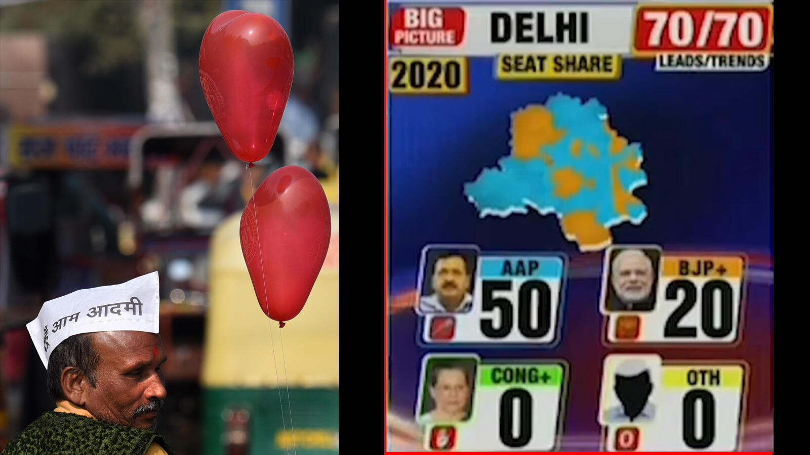 Delhi Election Result: AAP crosses halfway mark