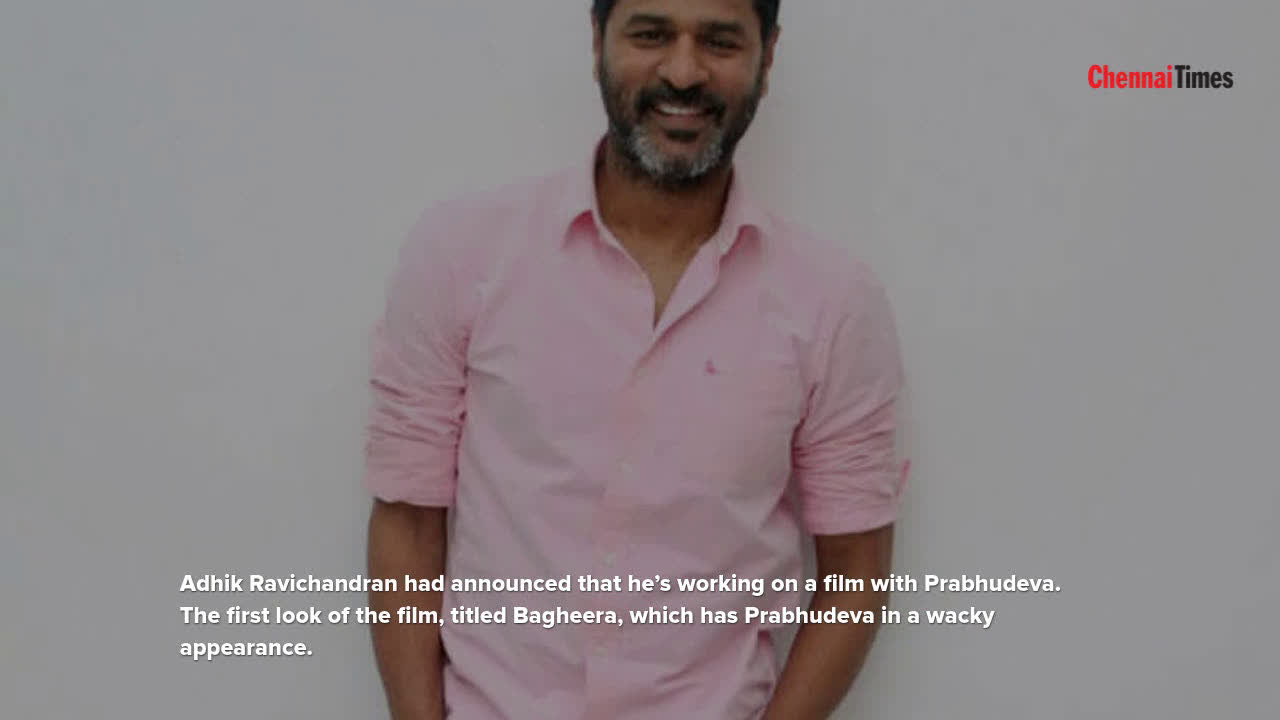Prabhu gets a wacky look in Adhik's new film