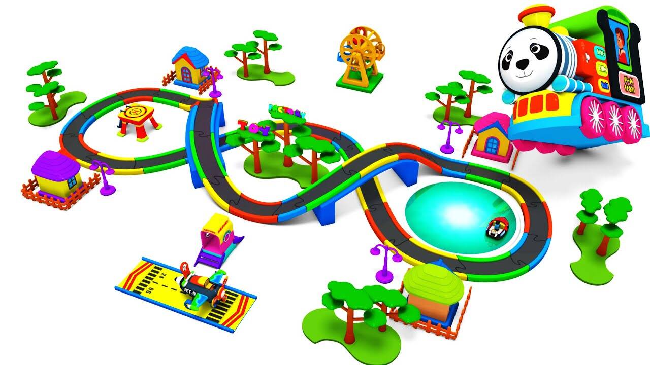 Kids Fun | Nursery Learning & Baby Songs 'Choo Choo Cartoon' - Kids ...