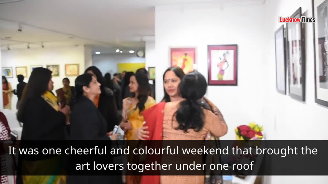 A memorable art exhibition in Lucknow
