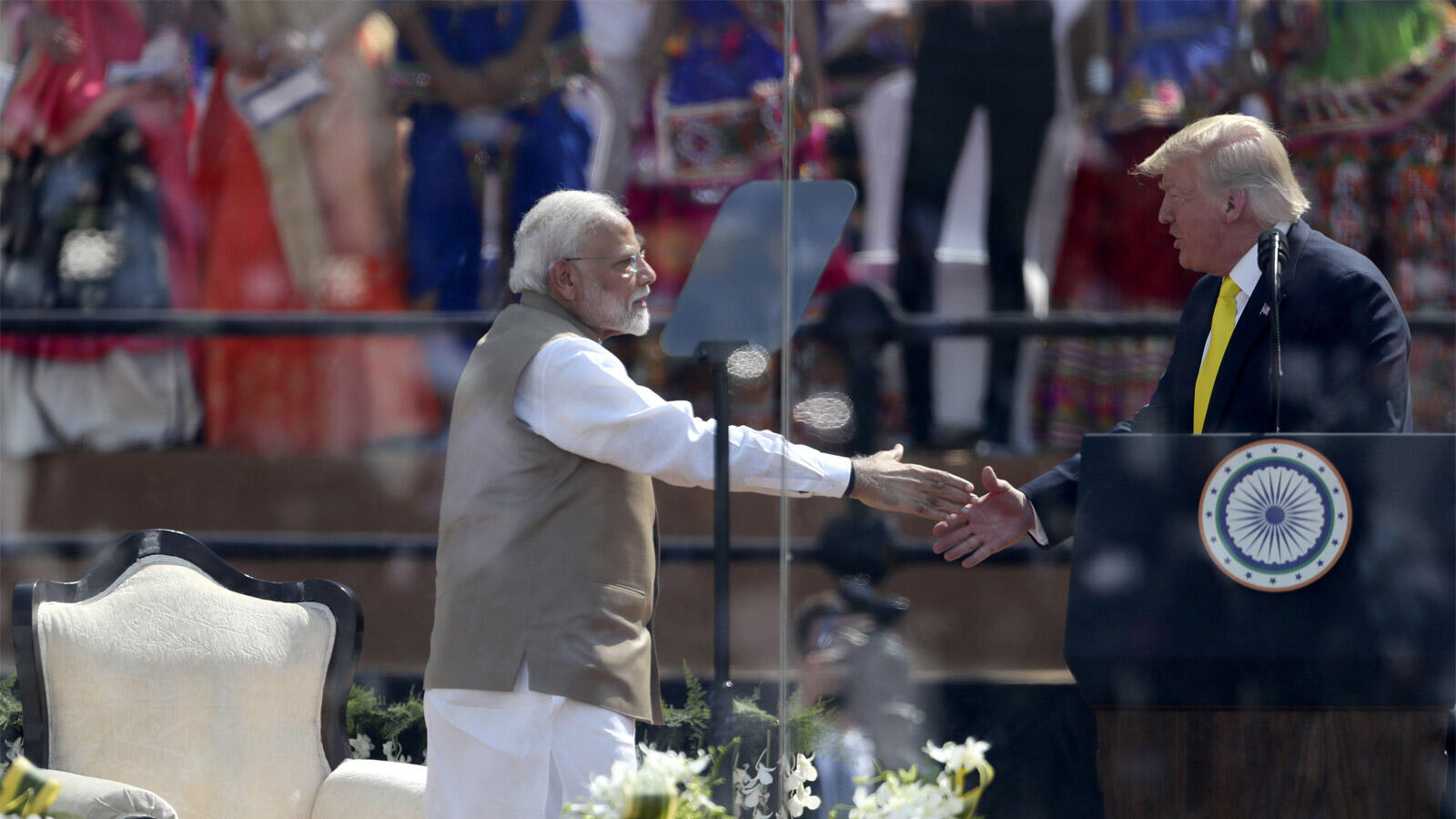 US President Donald Trump addresses 'Namaste Trump' event: Highlights