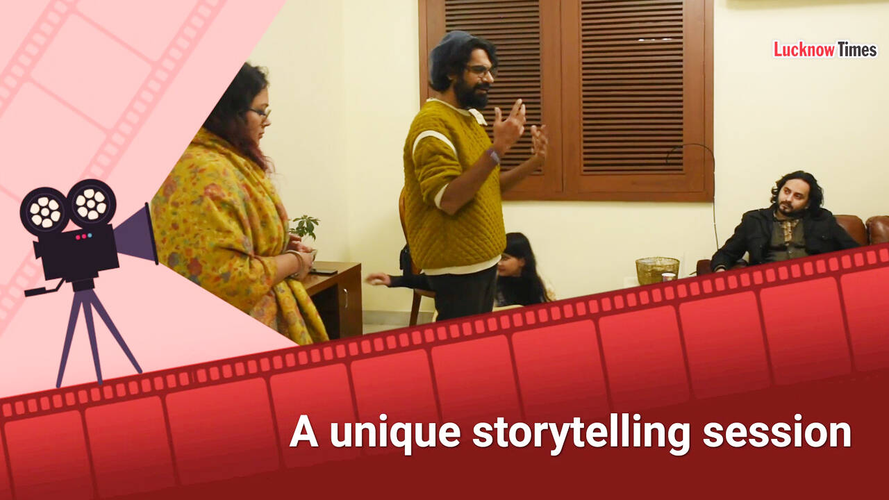 A unique story telling session