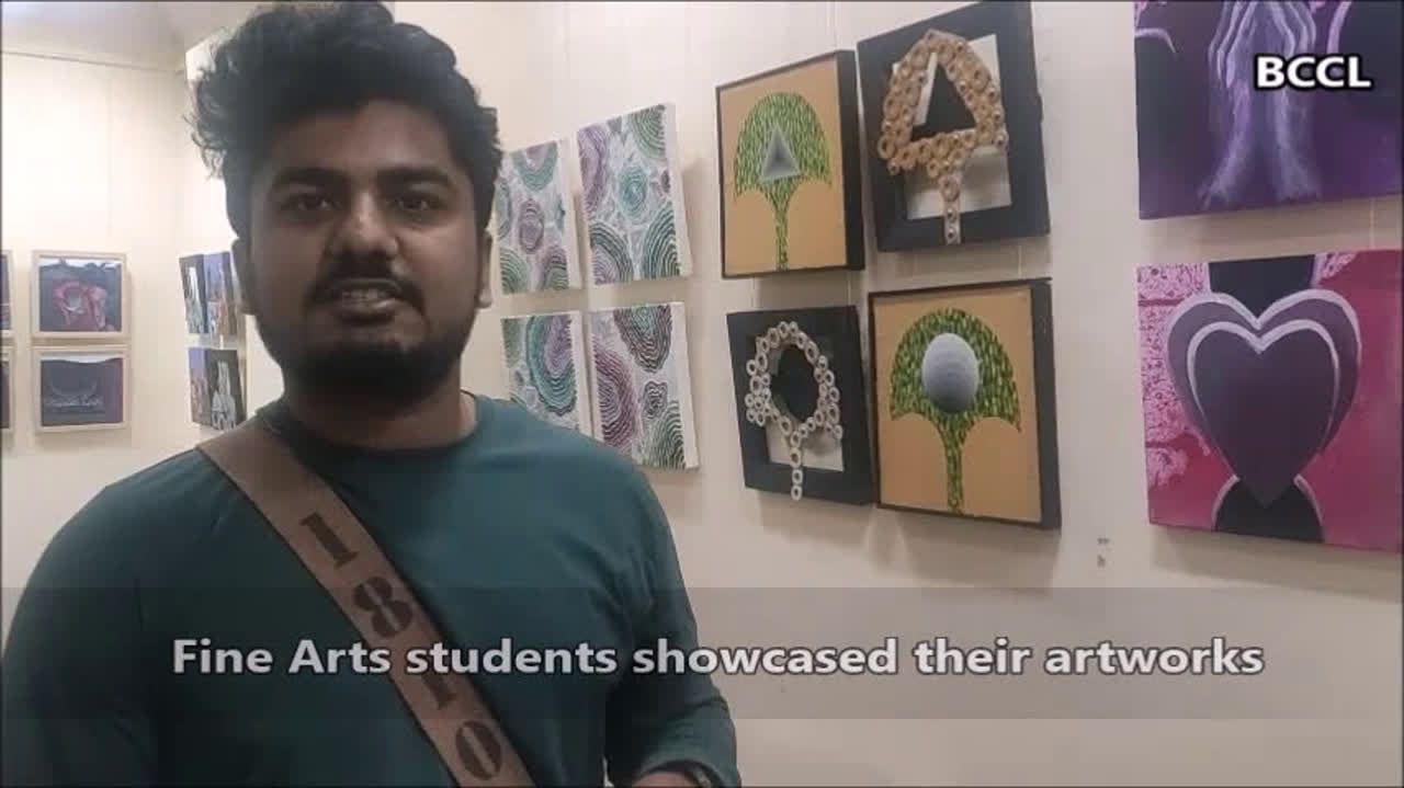 Fine Arts students showcased their artworks