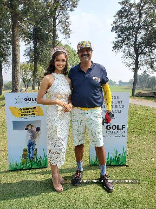 Neha Jaiswal attends The Golf Foundation Fund Raiser Tournament