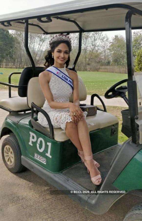 Neha Jaiswal attends The Golf Foundation Fund Raiser Tournament
