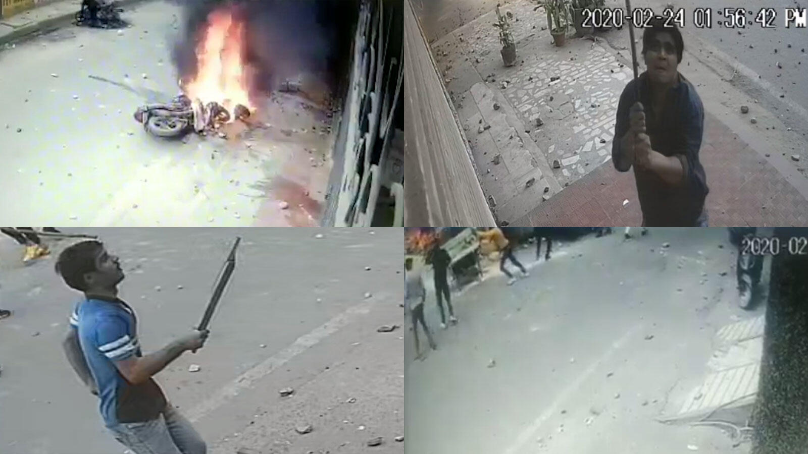 Delhi riots: CCTV visuals show how rioters destroyed property in Gokulpuri