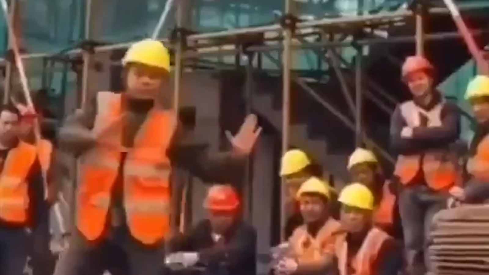 This construction workers' dance video will surely remind you of MJ