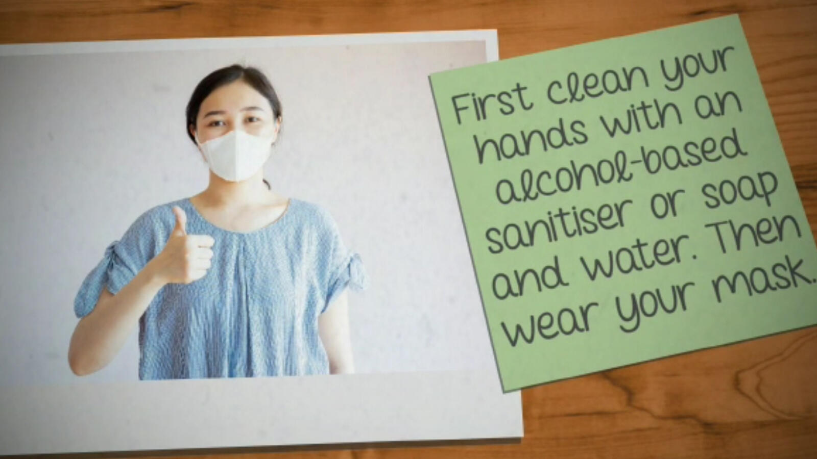 How to use and dispose a mask