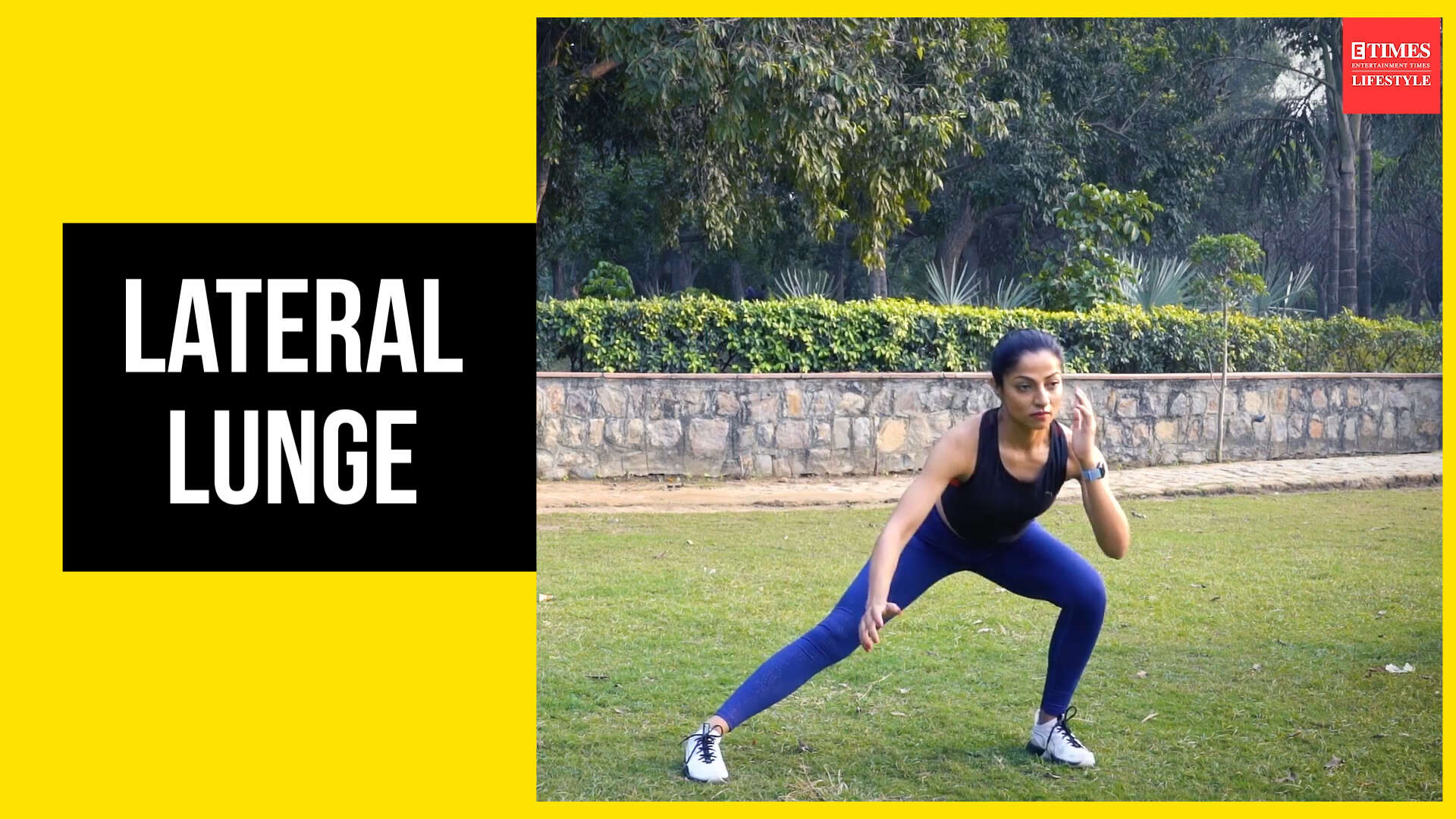 Lateral lunge