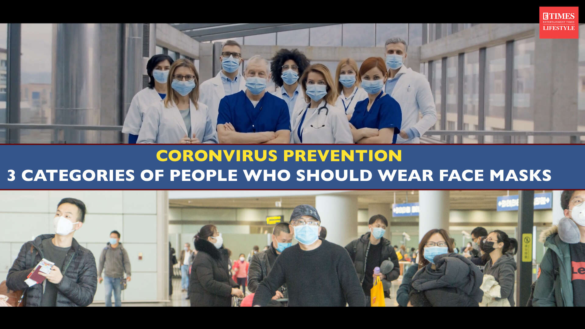 3 categories of people who should wear face masks