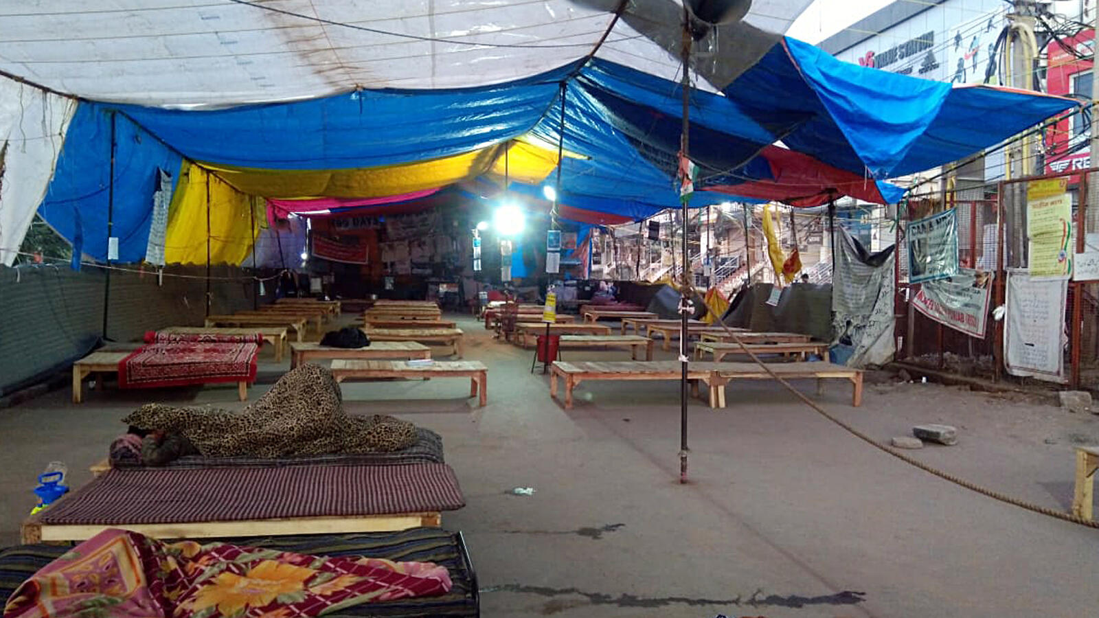 Delhi lockdown: Shaheen Bagh protest site cleared by police