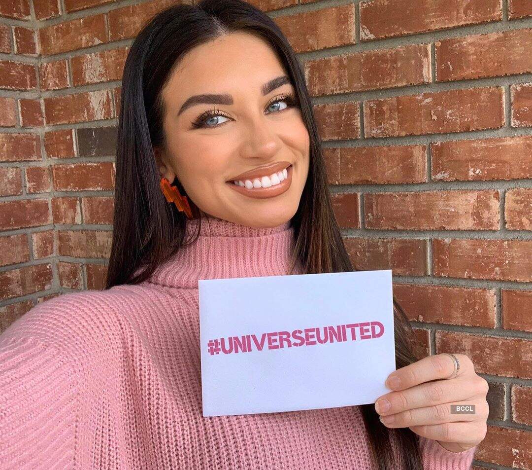 Beauty queens advocate social distancing by virtual connect