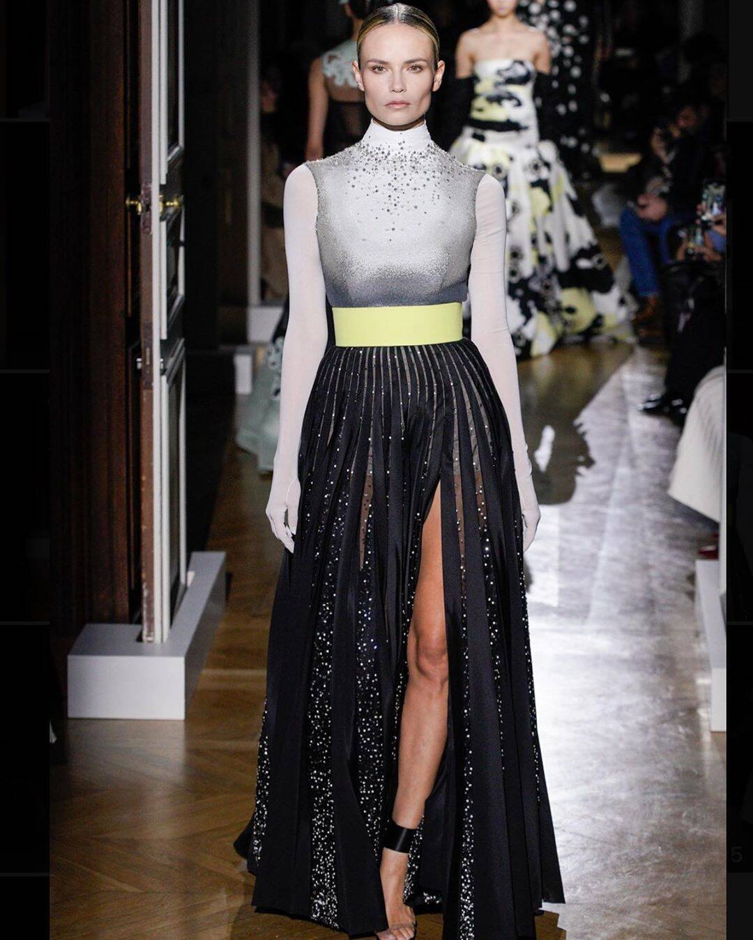 Russian beauty Natasha Poly known for her theatrical moves during the ...