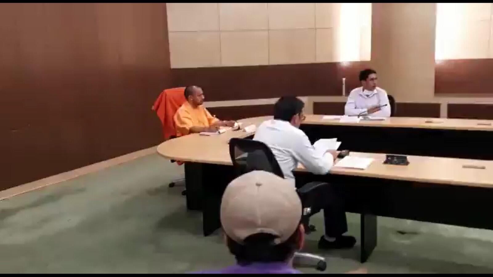 Watch: UP CM hits out at Noida DM at meeting over Covid-19 cases and ...