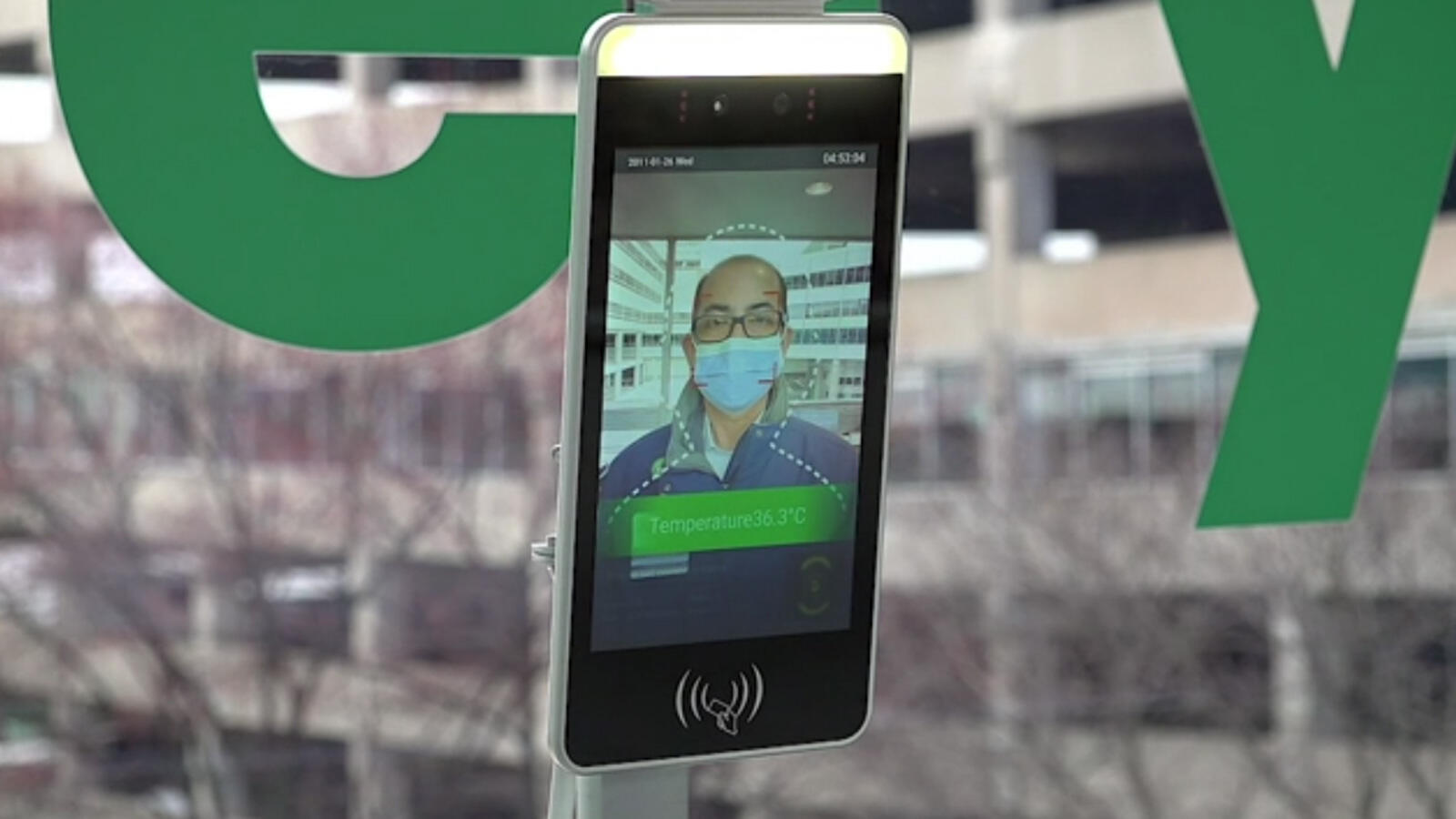 Covid-19: Thermal screener reads temperature without contact