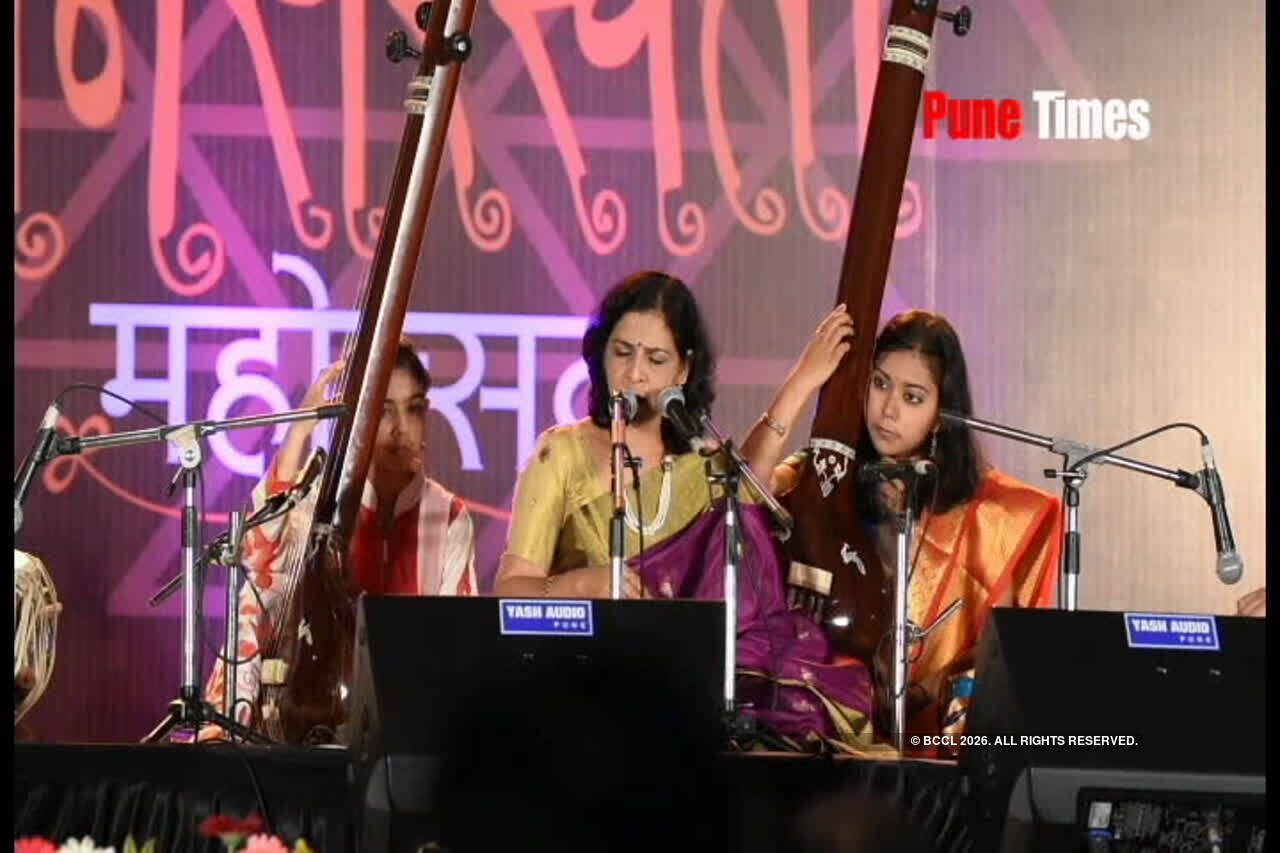 Singer Manjusha Patil performed at Gansasarswati in pune