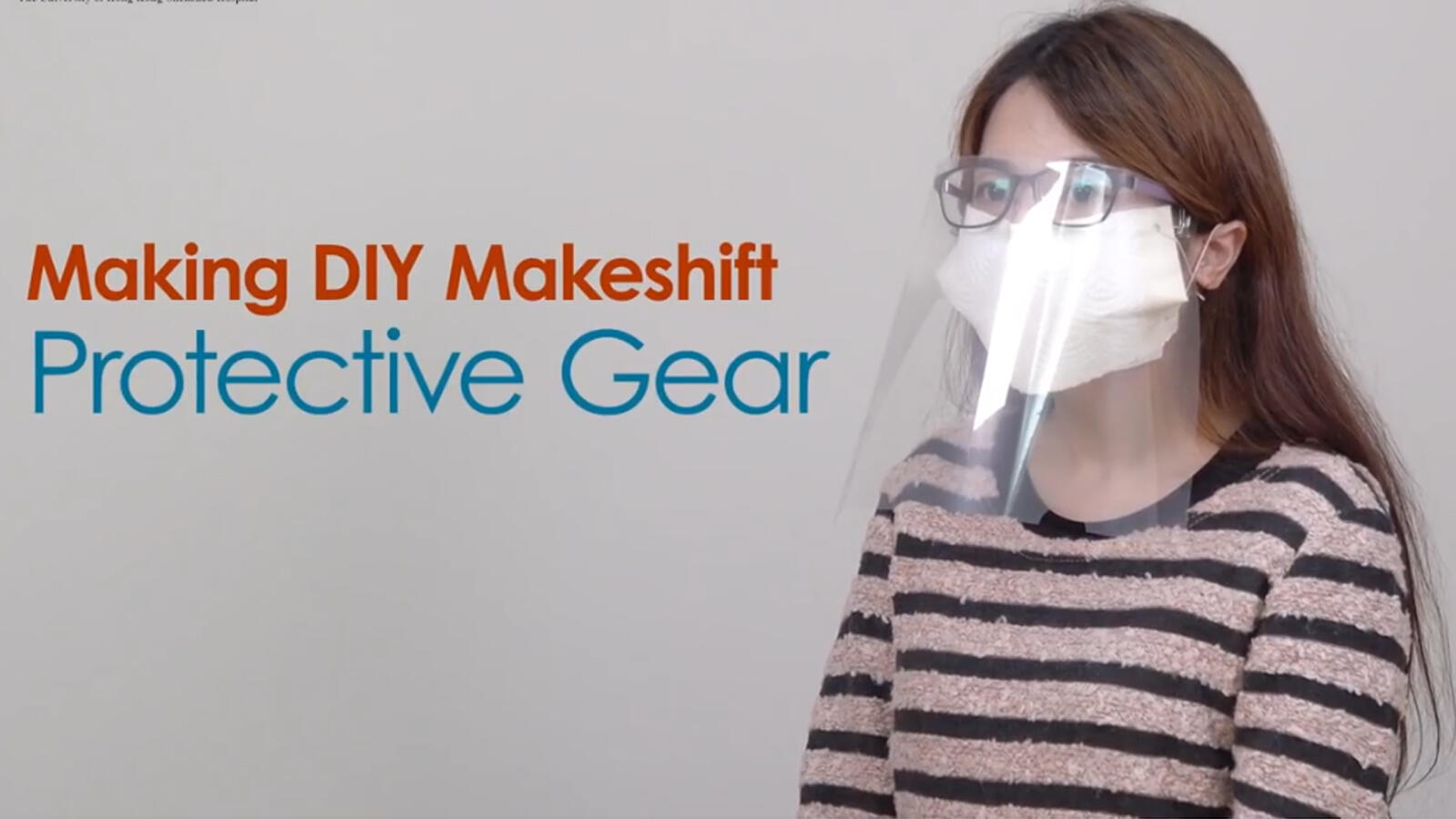 How to make DIY makeshift protective mask